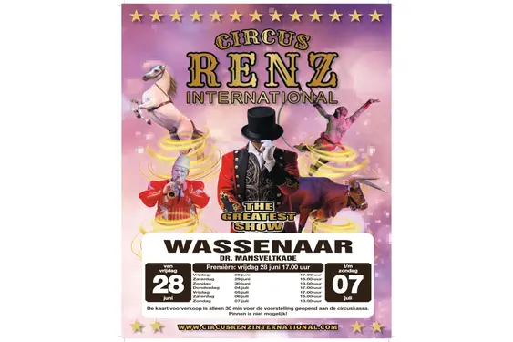 Circus Renz International komt naar Wassenaar - Wassenaarsdagblad.nl